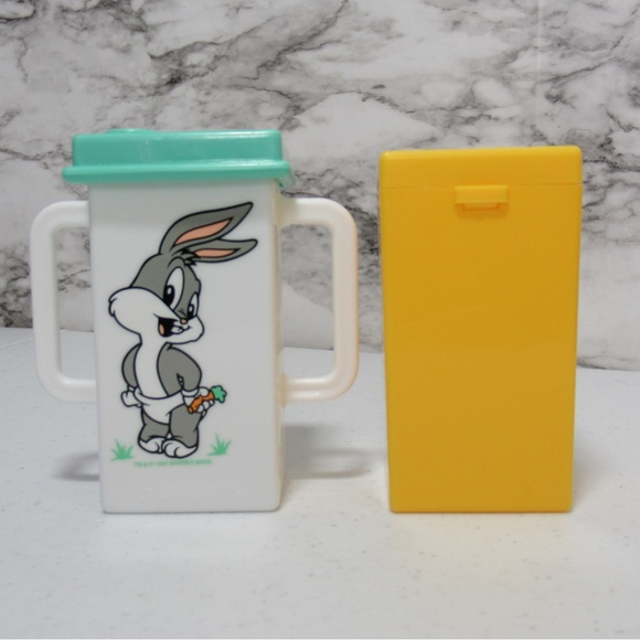 Vintage | Dining | 42 Vintage Baby Bugs Bunny And Hic Juice Box Holder ...